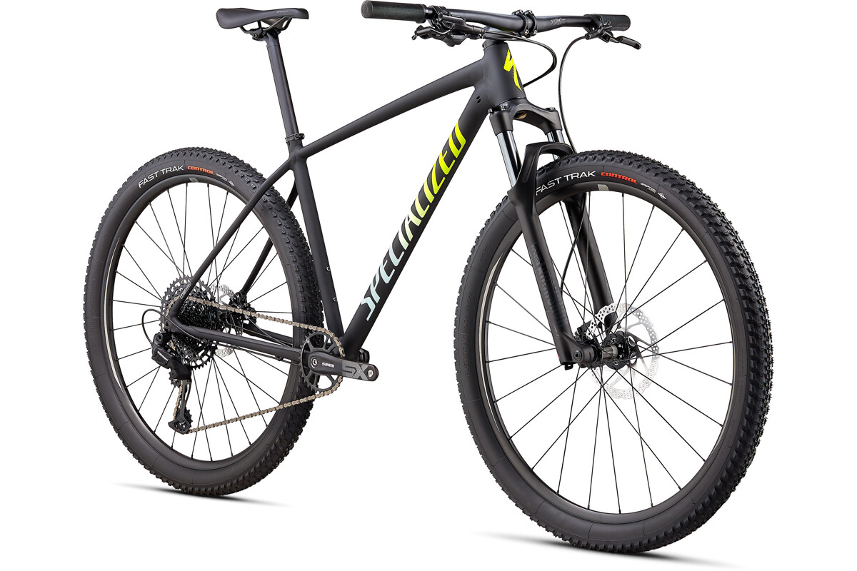 Jízdní kolo Specialized Chisel 29 satin black/summer blue/hyper 2020 ...