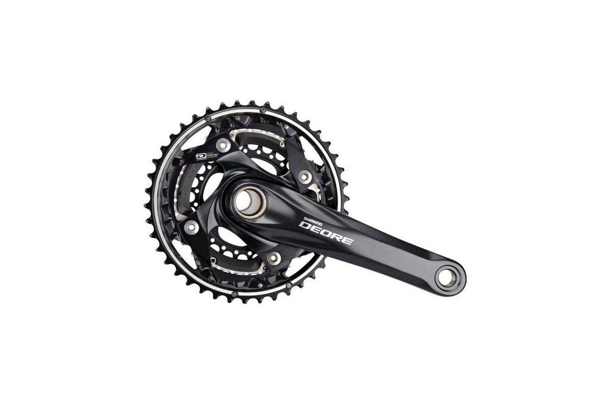 Kliky Shimano Deore FC-M610 10speed 42/32/24z 175mm black | Bike Sport