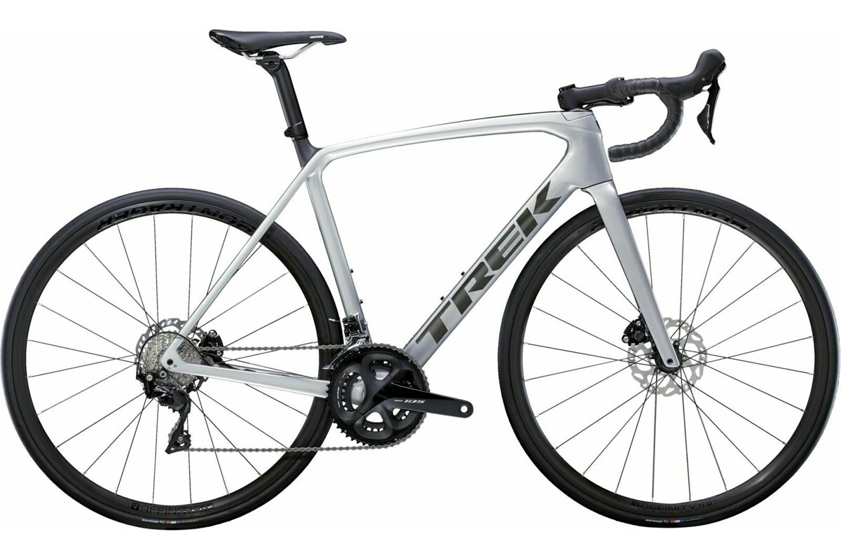 Jízdní kolo Trek Emonda SL 5 Disc Quicksilver/Brushed Chrome 2022 ...